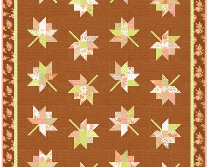 Twirl Revisited Quilt Kit, Cinnamon Version | Featuring Cinnamon ...