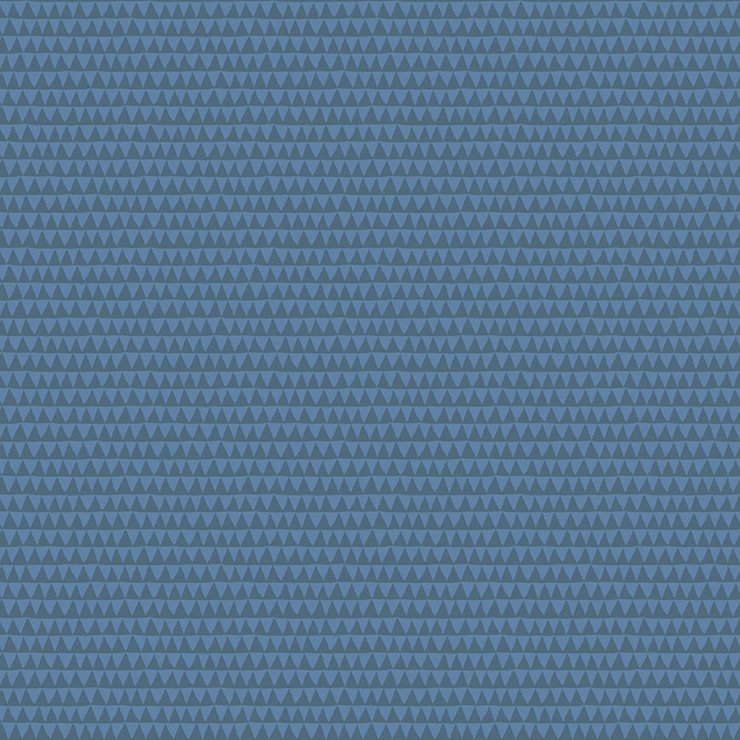 Riptide Fabric by the Yard | Denim Riptide Smile | Designed by Citrus ...