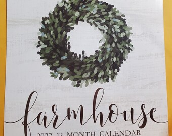 Farmhouse Calendar - Etsy