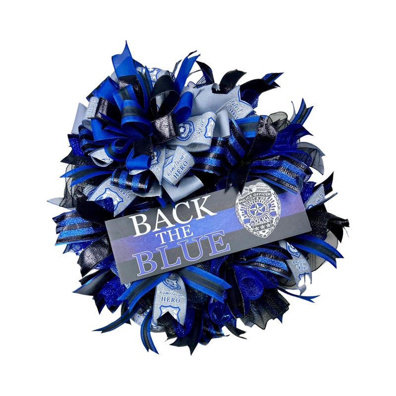 Police Wreath - Etsy