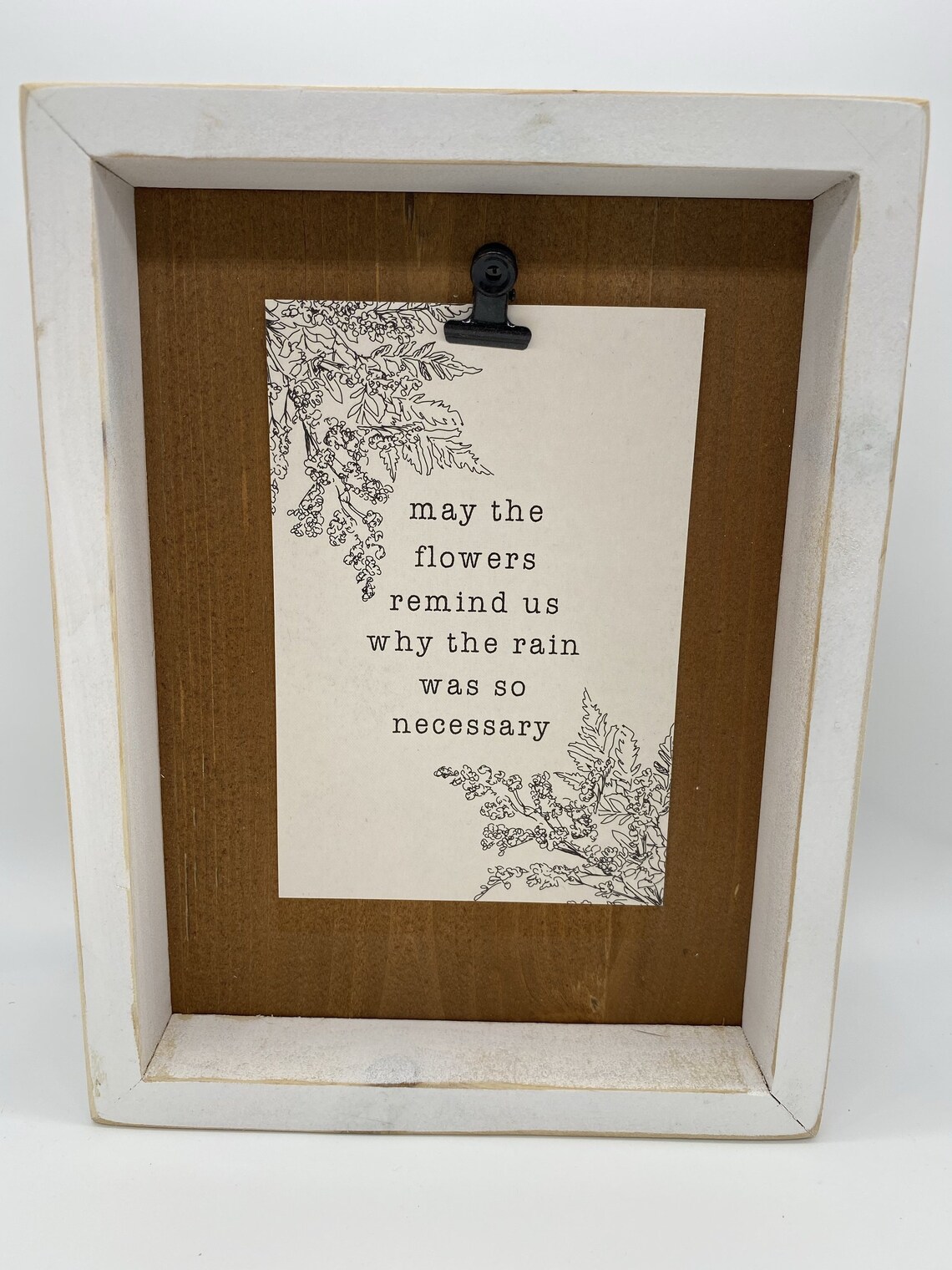 Wood Frame W/ Interchangeable Cards - Etsy