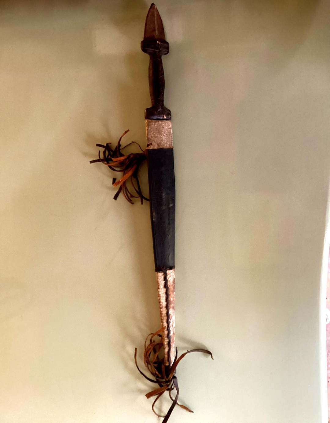 A Vintage Tebu/tubu Short Sword, Large Dagger/knife North African ...