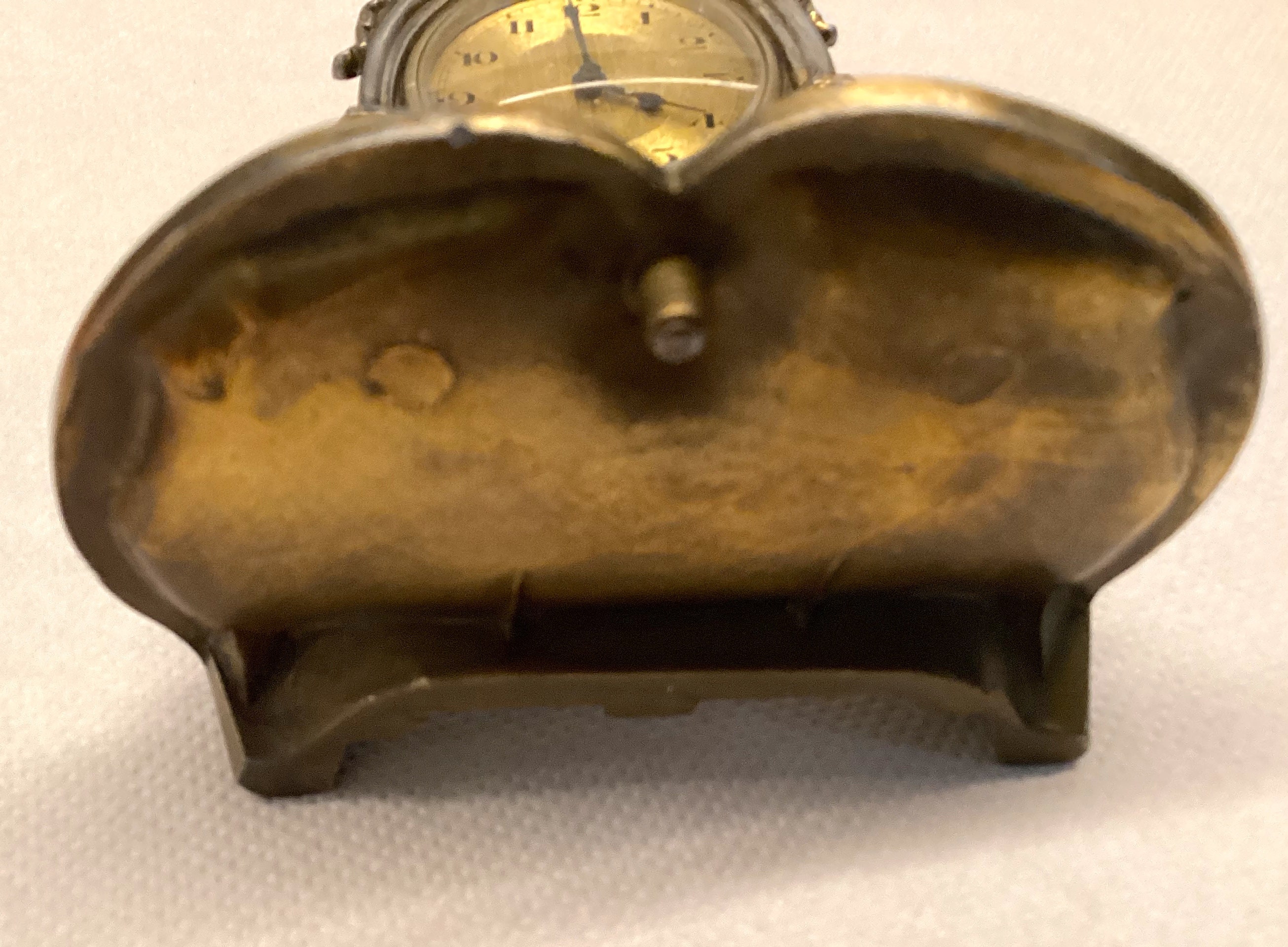 Antique Gothic Pin Tray Clock Art Nouveau Metal Ware - Etsy