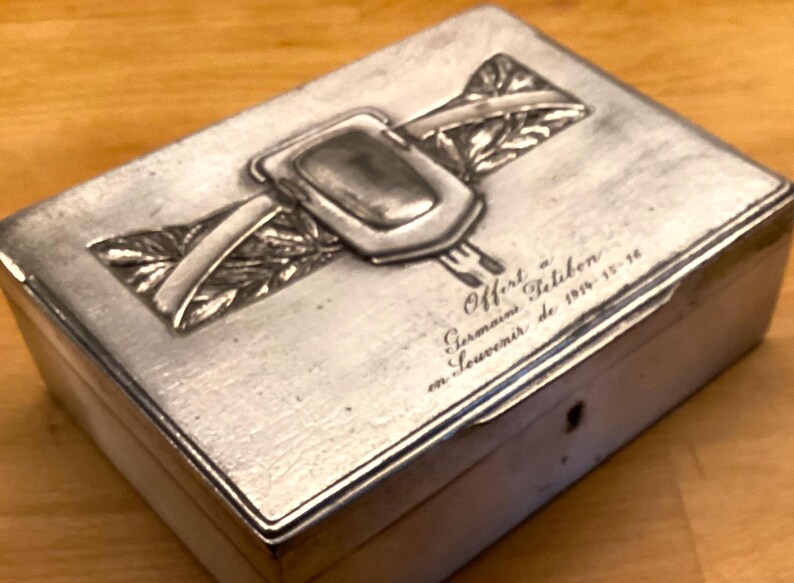 WW1 German Officers Souvenir Cigarette Bon Bon Gift Box - Etsy