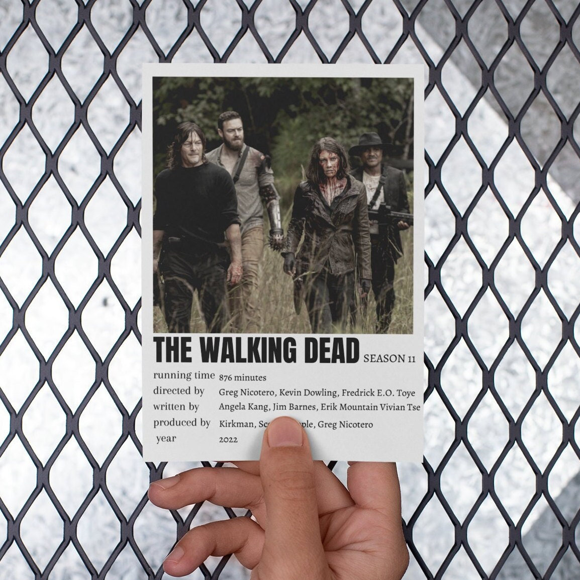 The Walking Dead All 11 Seasons Inspired Aesthetic Season - Etsy
