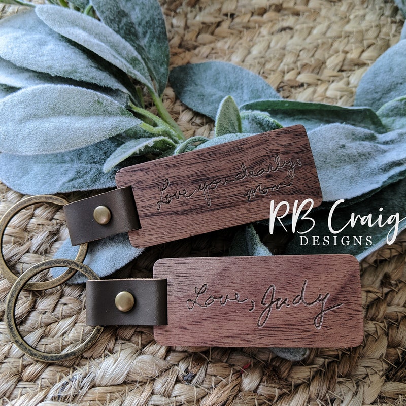 Handwriting Key Chain - Etsy