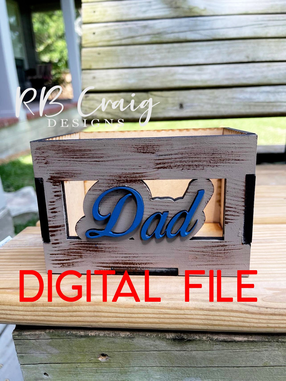 Father's Day Gift Basket Laser Cut Svg Digital File Dad - Etsy