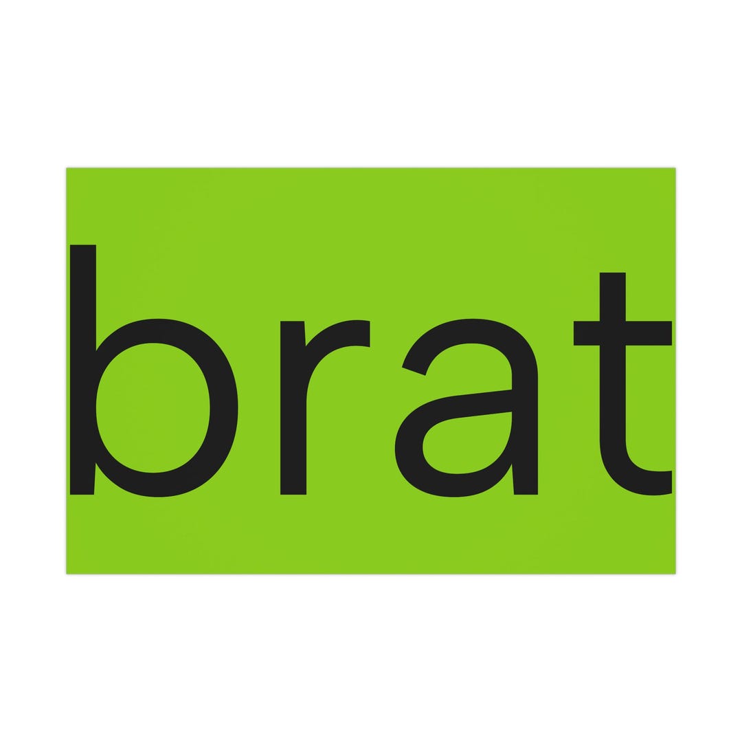 BRAT Wrapping Paper - Etsy