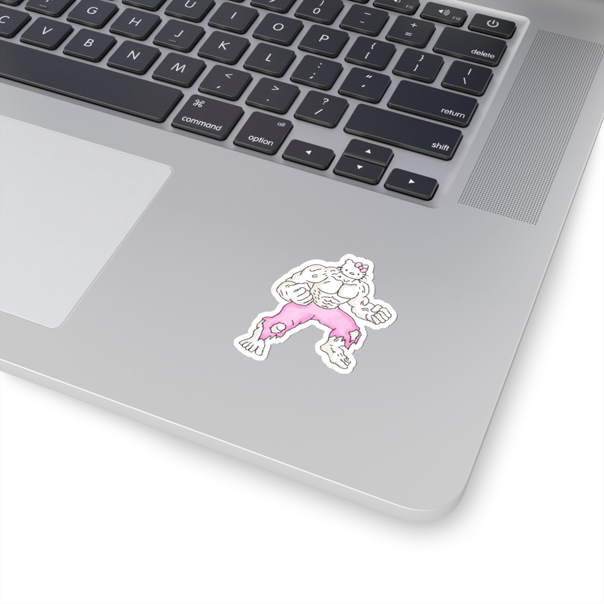 Muscle Hello Kitty - Kiss-cut Stickers - Etsy