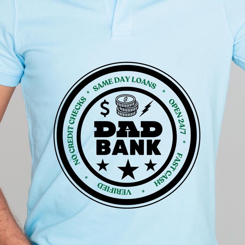 Bank of Dad SVG PNG, Dad Bank, Fathers Day Svg Father's Day Gift Svg ...