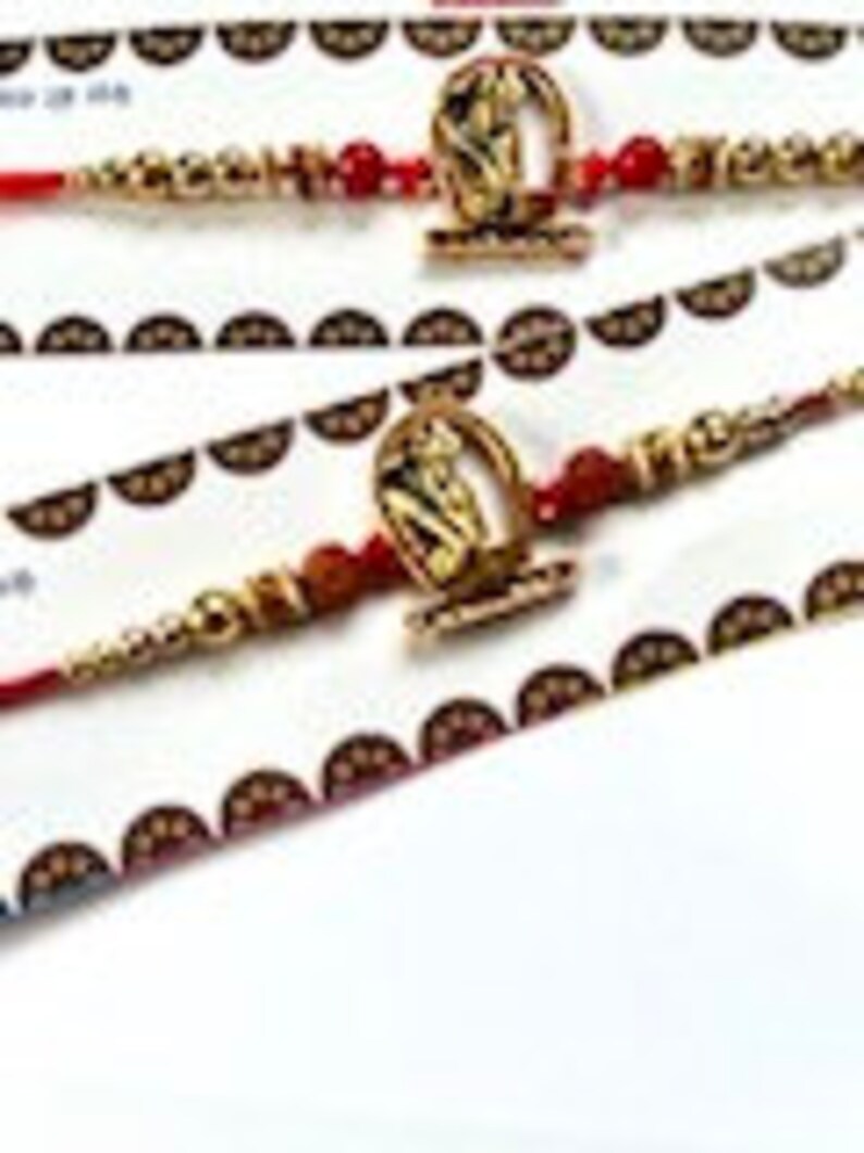 Shiv Rakhi for Hindu Festival Raksha Bandhan Dora Rakhadi Rakhee Wrist ...