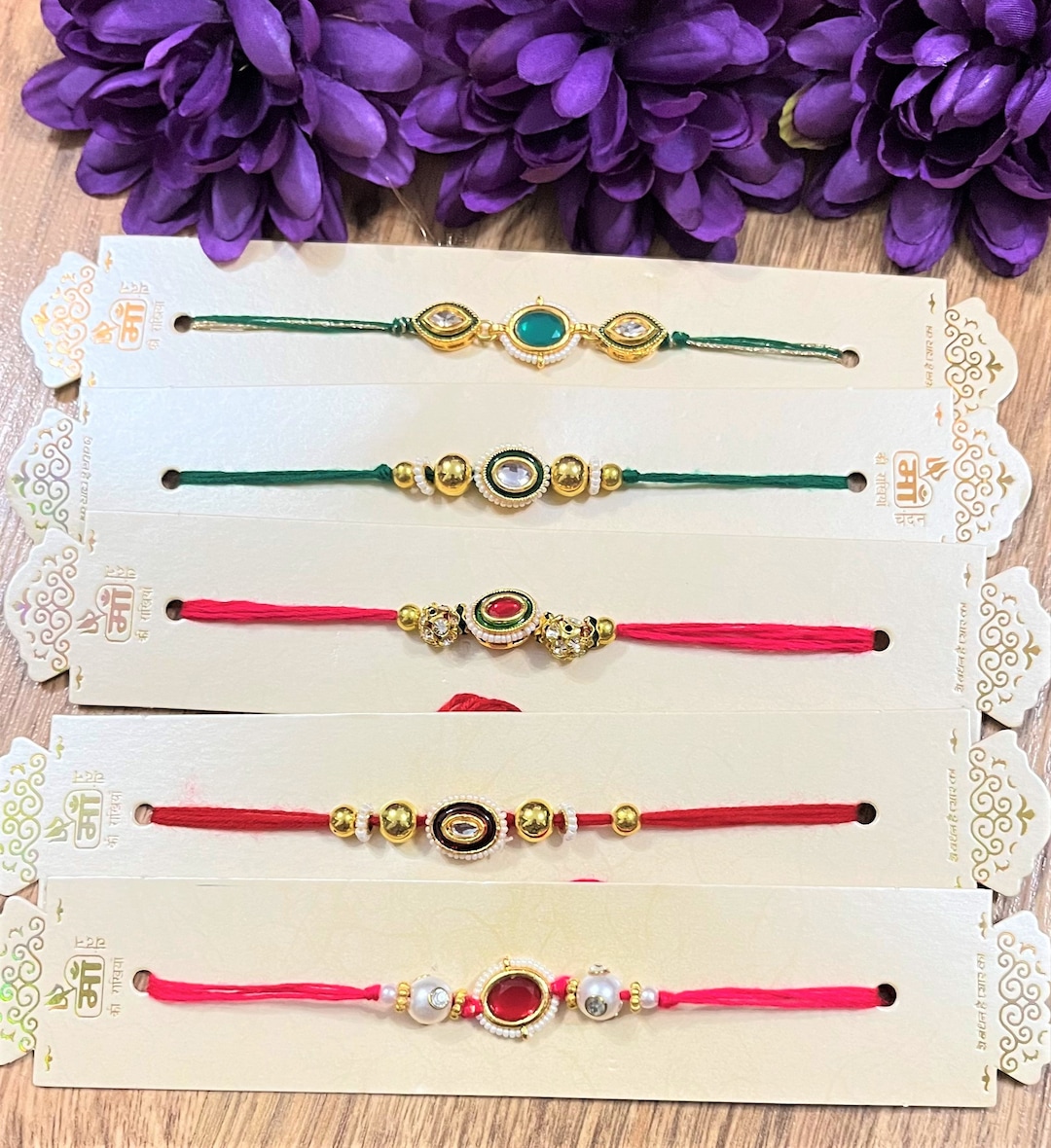 Rakhi for Hindu Festival Raksha Bandhan Dora Rakhadi Rakhee Beaded ...