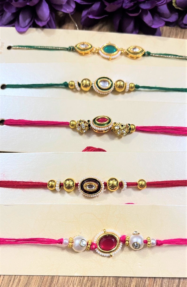 Rakhi for Hindu Festival Raksha Bandhan Dora Rakhadi Rakhee Beaded ...