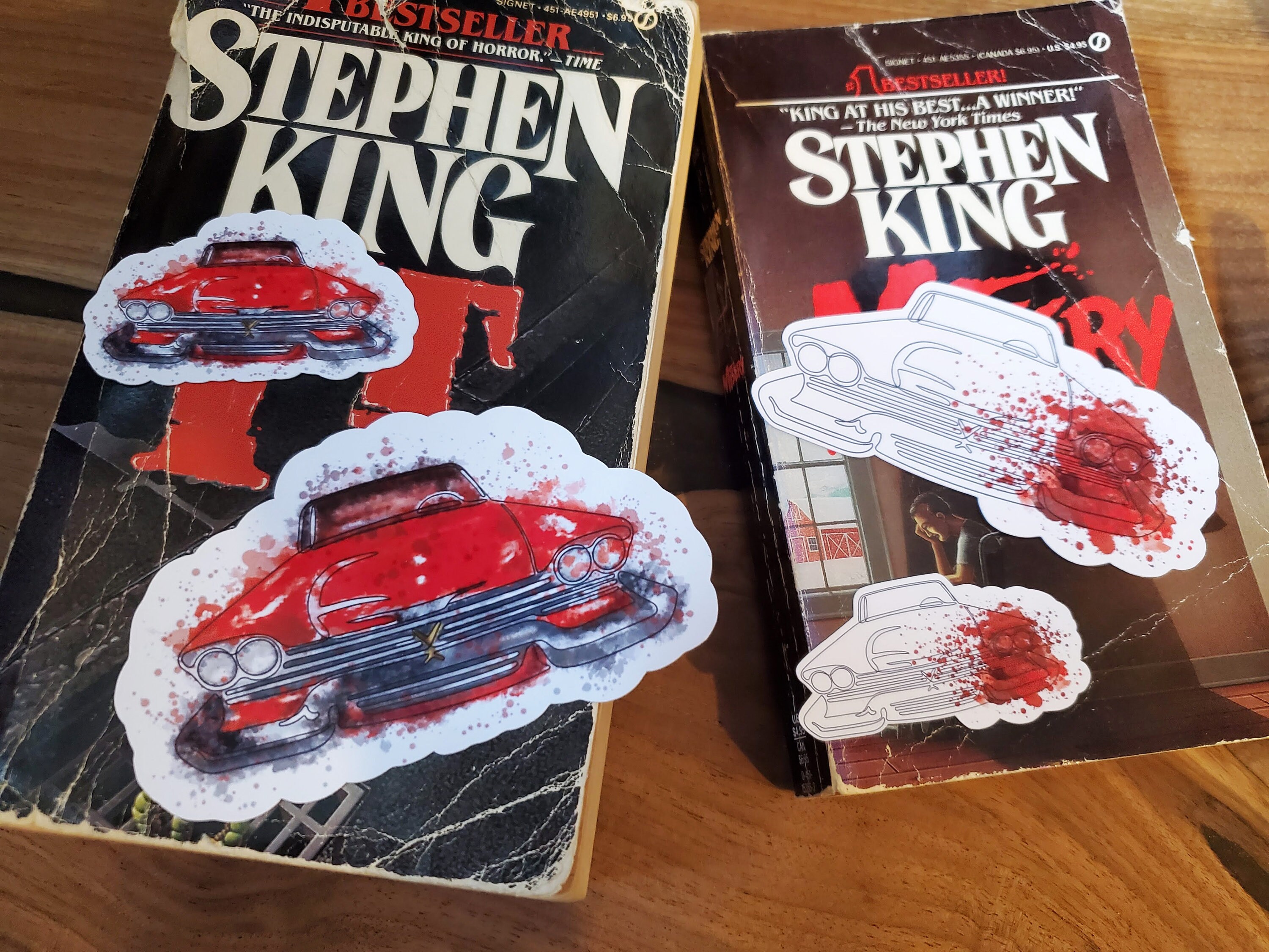 Christine Inspired Stephen King Stickers Laptop Sticker - Etsy