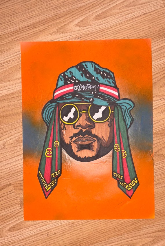 Schoolboy Q Drawing Schoolboy Q Blank Face LP Cover Art | Hypebeast