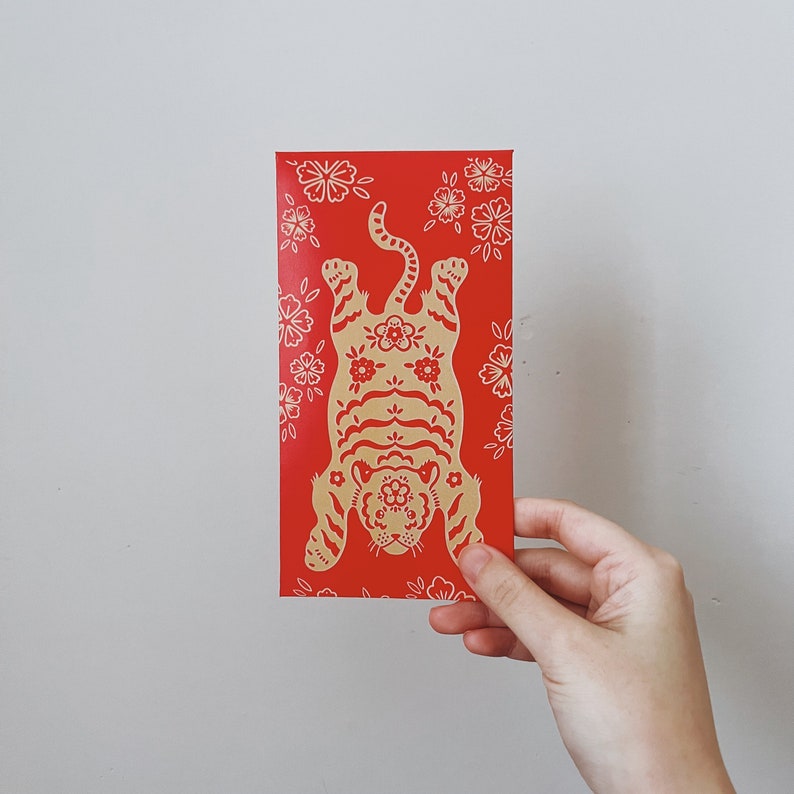 Year of the Tiger Red Envelopes - Etsy