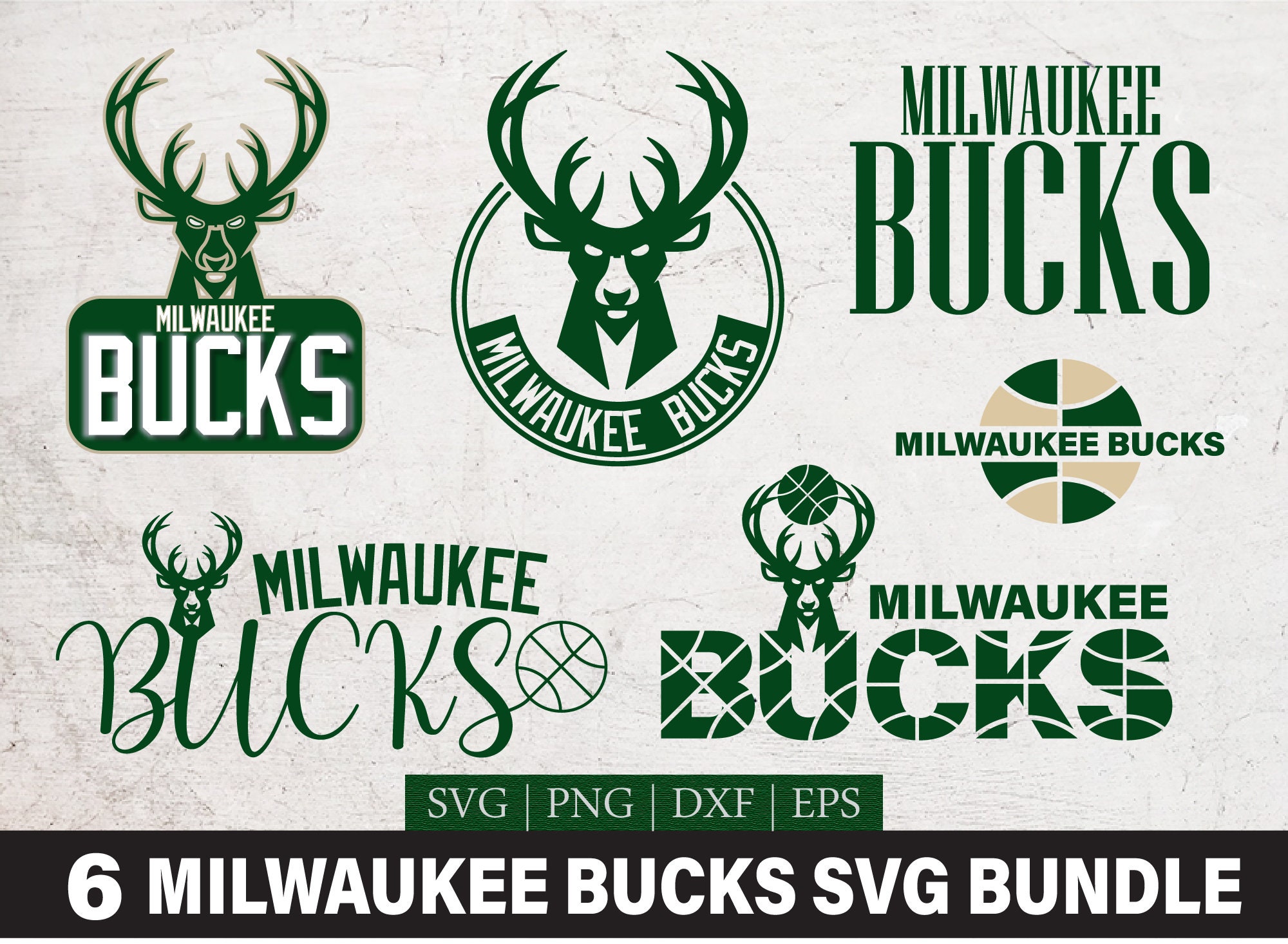 Milwaukee Bucks SVG Bucks clipart Bucks Logos SVG | Etsy