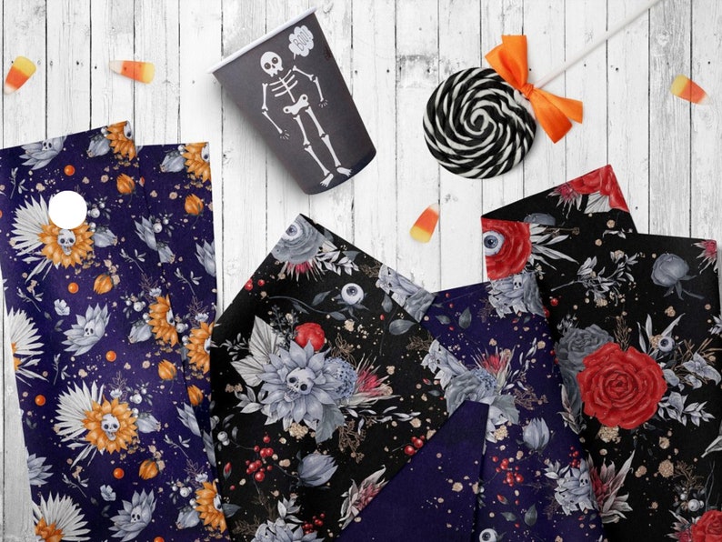 Halloween Party Watercolor Clipart| Halloween Digital Art| PNG Files ...