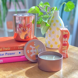 Wavy Wordy Candles Be Kind Candle Word Candles Manifest Candle 100% Soy ...