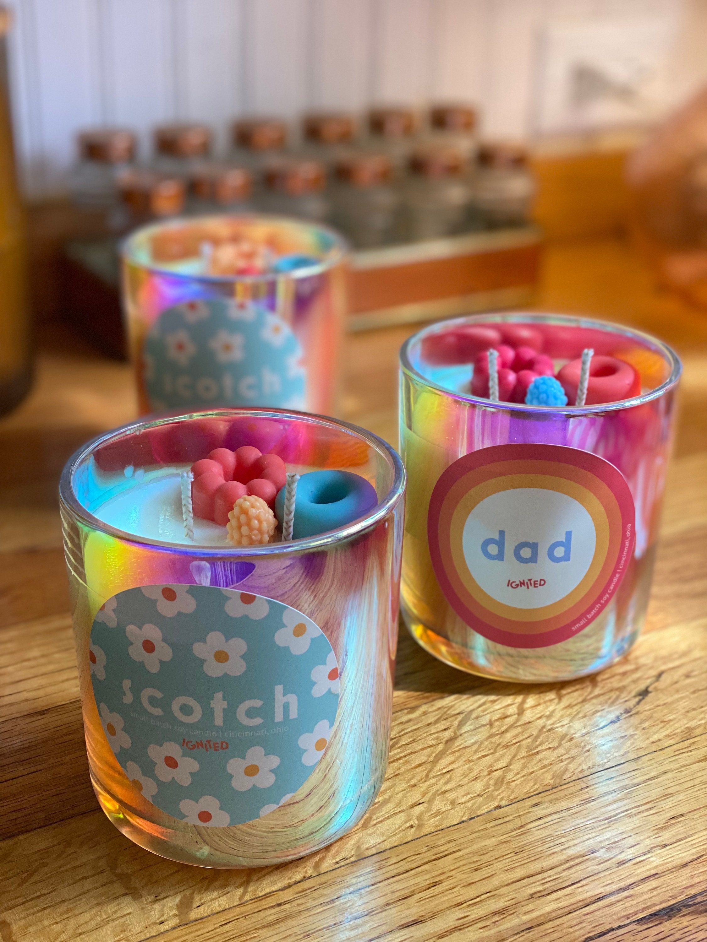 Pluto Soy Candle Goji Berry & Pineapple Scented Tropical Vegan Candles ...