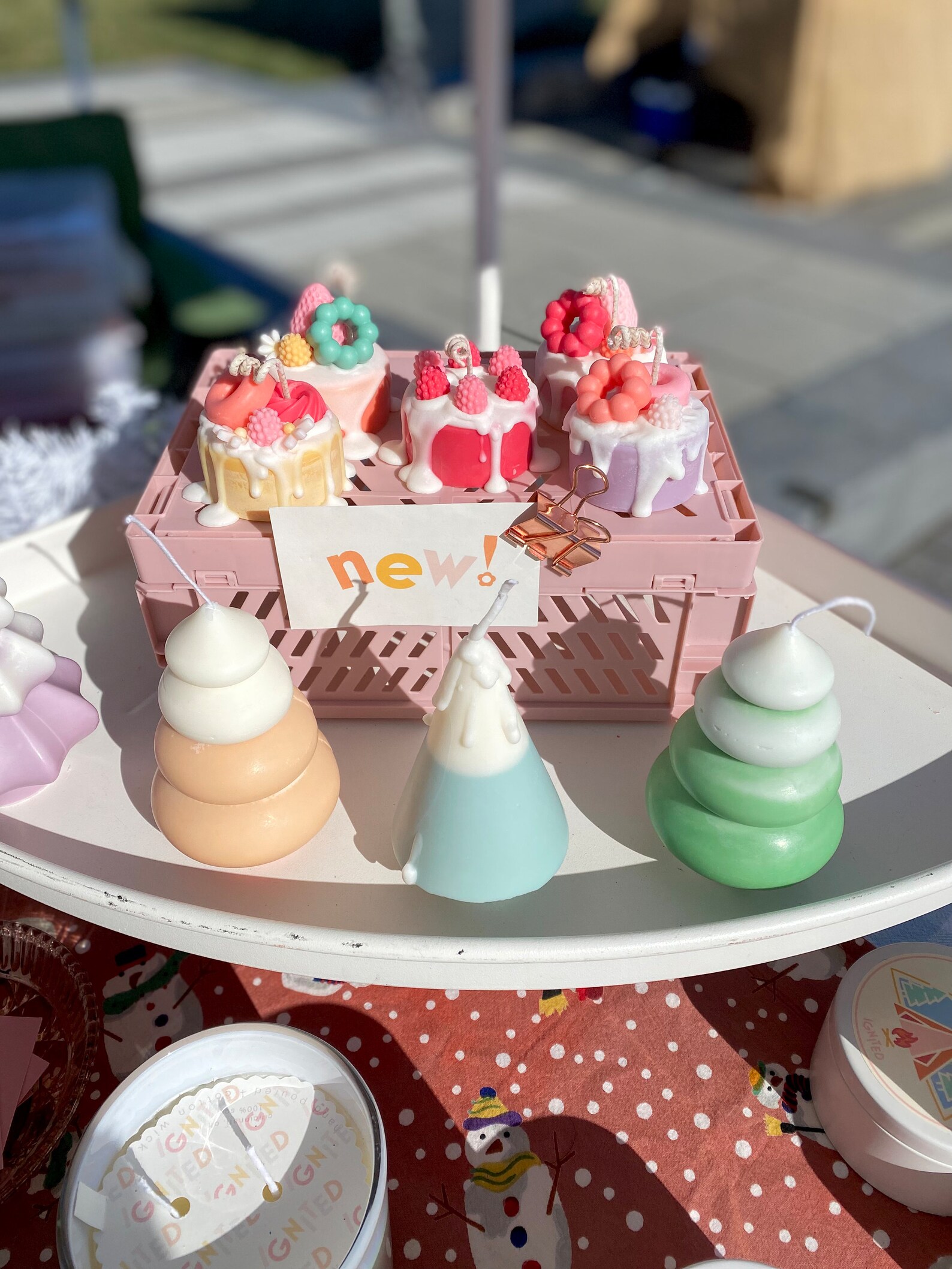 Mini Cakes Cake Candles Dessert Candle Gift 100% Soy - Etsy