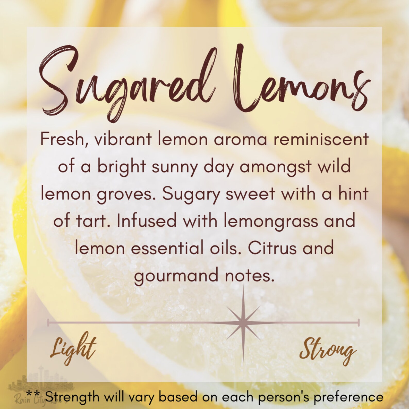Sugared Lemons Luxury 8 Oz Candle ~ White Minimalist Jar ~ Summer ...