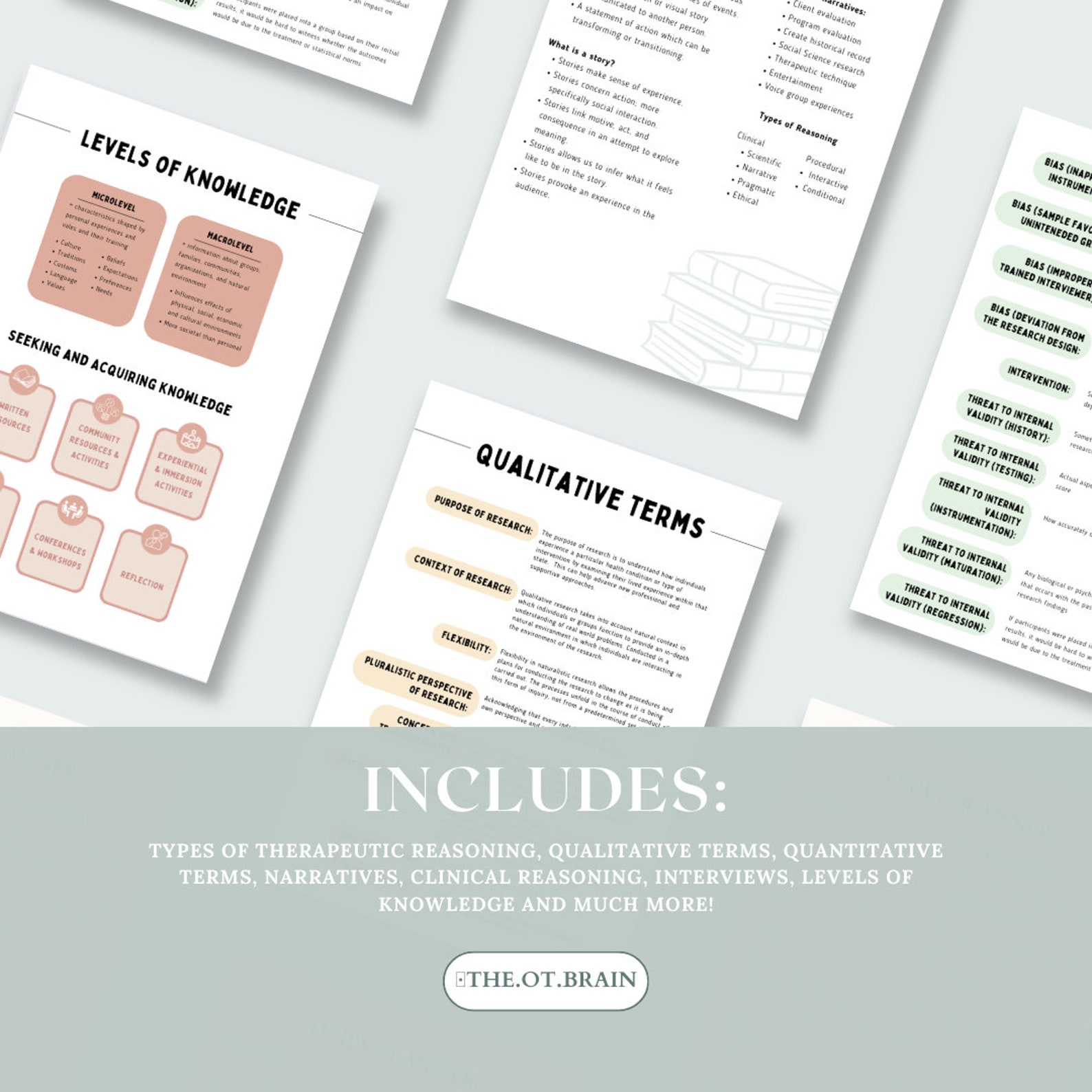 Occupational Therapy Research Bundle by OT Brain, Digital Download - Etsy