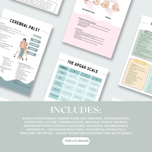Occupational Therapy Pediatric Bundle by OT Brain, Digital Download - Etsy
