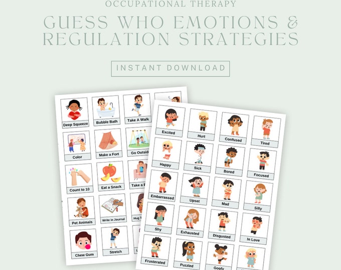Emotions Game - Guess Who! - Etsy Canada