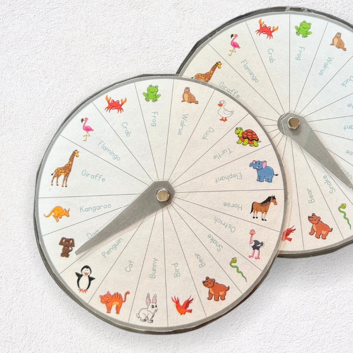 Animal Walk Spinner, Occupational Therapy Craft & Intervention by OT ...