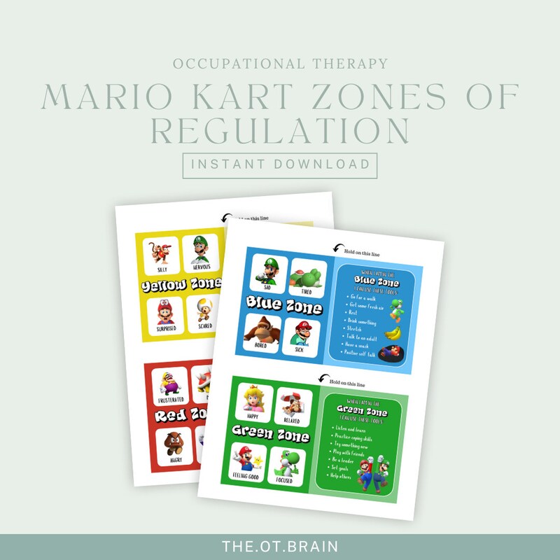 Zones of Regulation - Etsy
