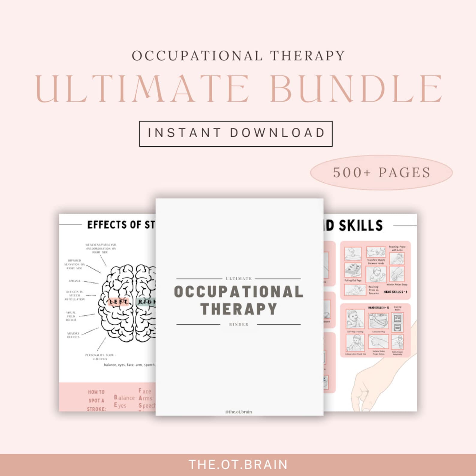 Ultimate Occupational Therapy Bundle by OT Brain, Digital Download - Etsy
