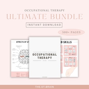 Ultimate Occupational Therapy Bundle by OT Brain, Digital Download - Etsy