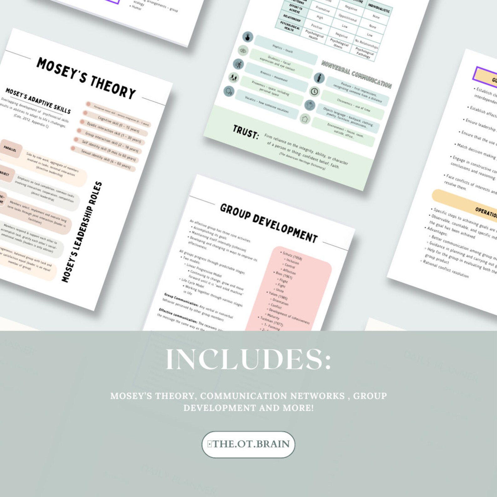 Occupational Therapy Professional Dynamic Bundle by OT Brain, Digital ...