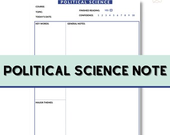 Political Science - Etsy