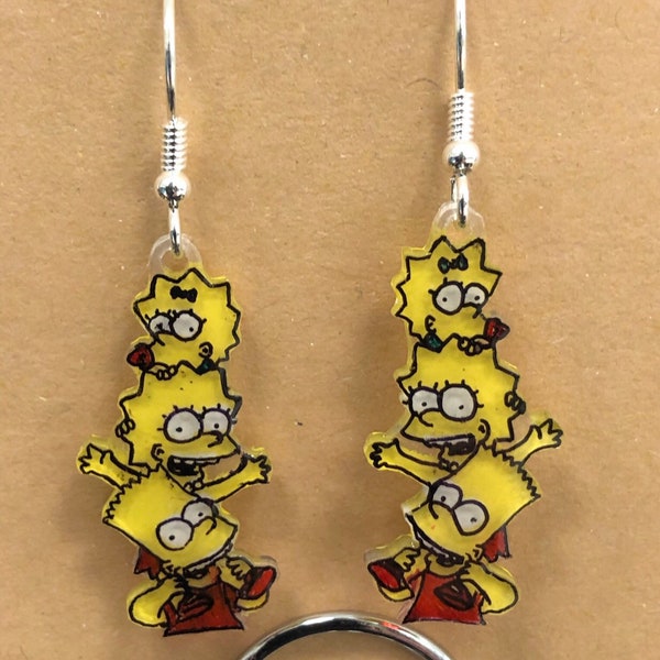 Simpsons Earrings - Etsy
