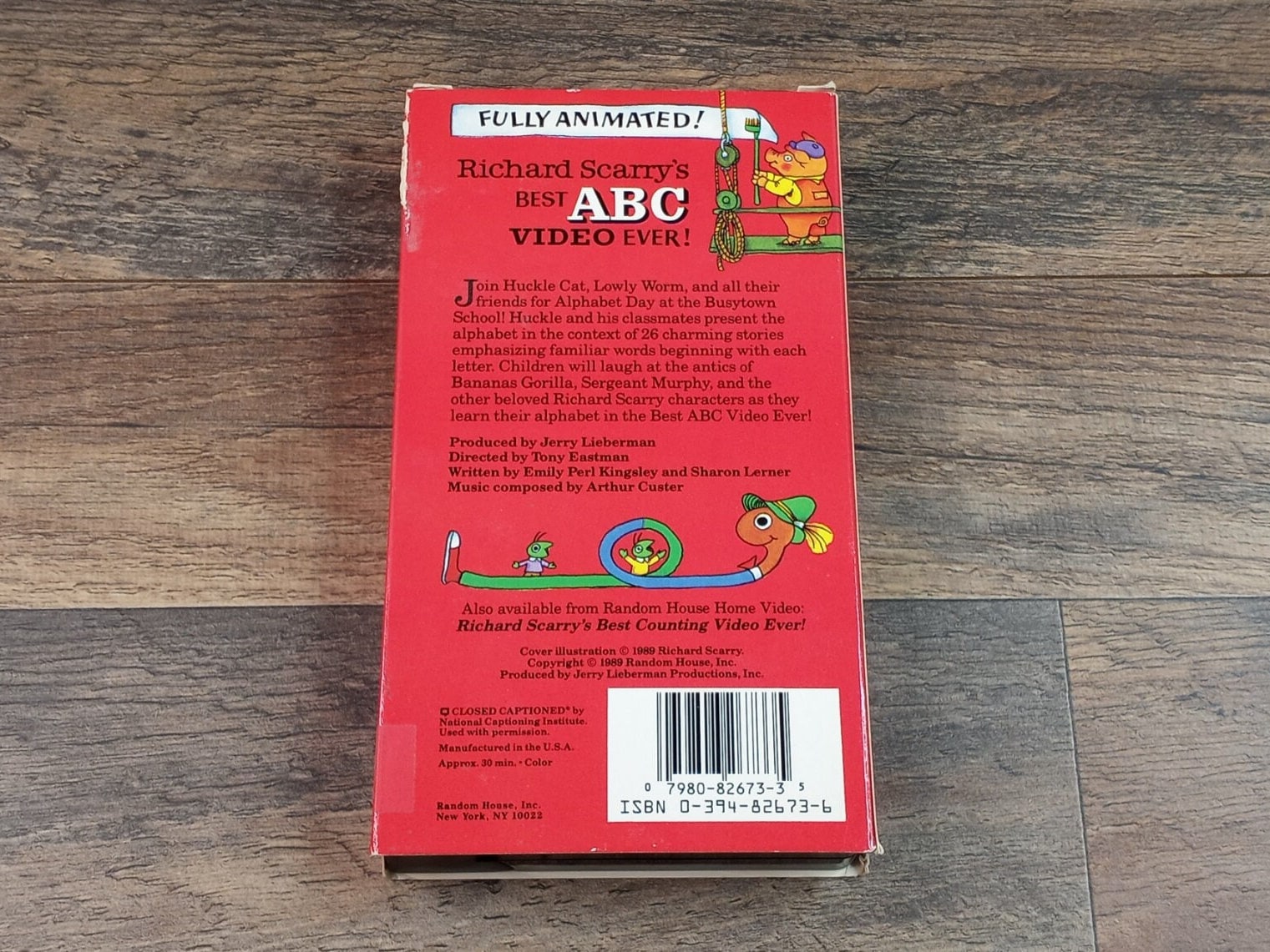 Richard Scarry's Best ABC Video Ever VHS Video Tape - Etsy
