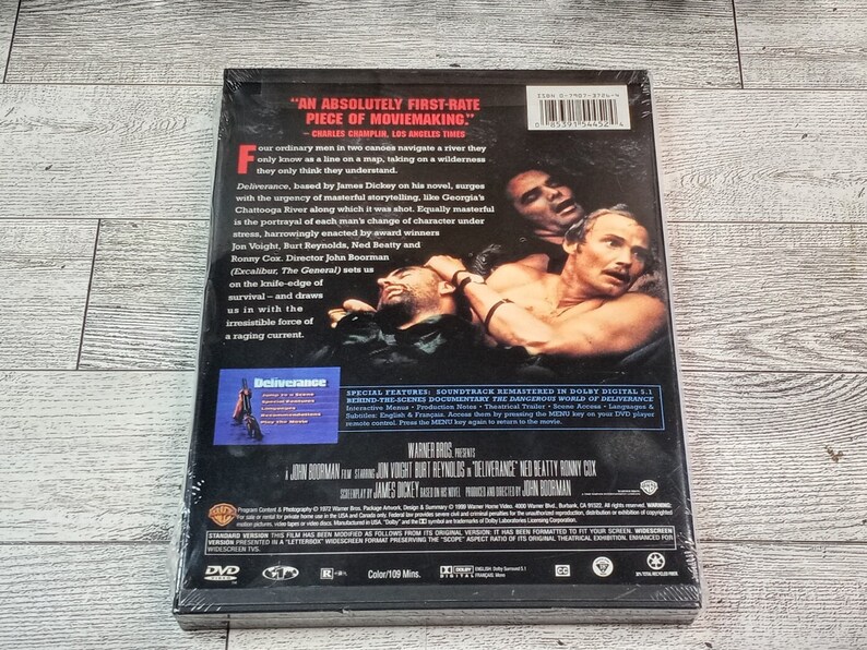 Deliverance DVD Movie Burt Reynolds Jon Voight Factory Sealed - Etsy