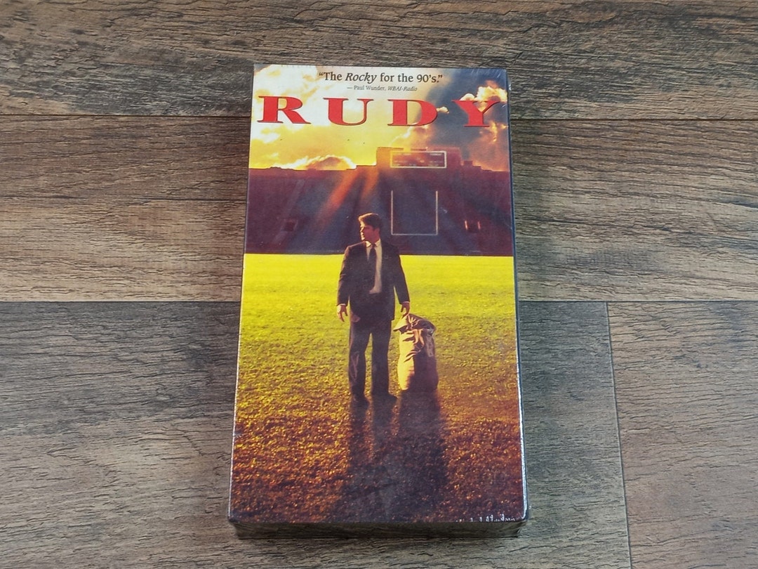 Rudy VHS Video Tape Sean Astin New Sealed - Etsy