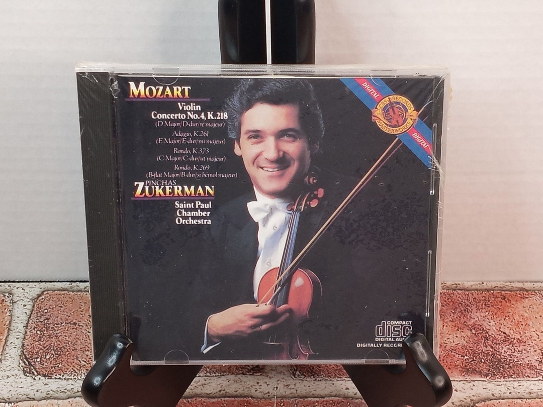 Mozart Violin Concerto No. 4 K. 218 Audio CD by Pinchas Zukerman Saint Paul Chamber Orchestra ...