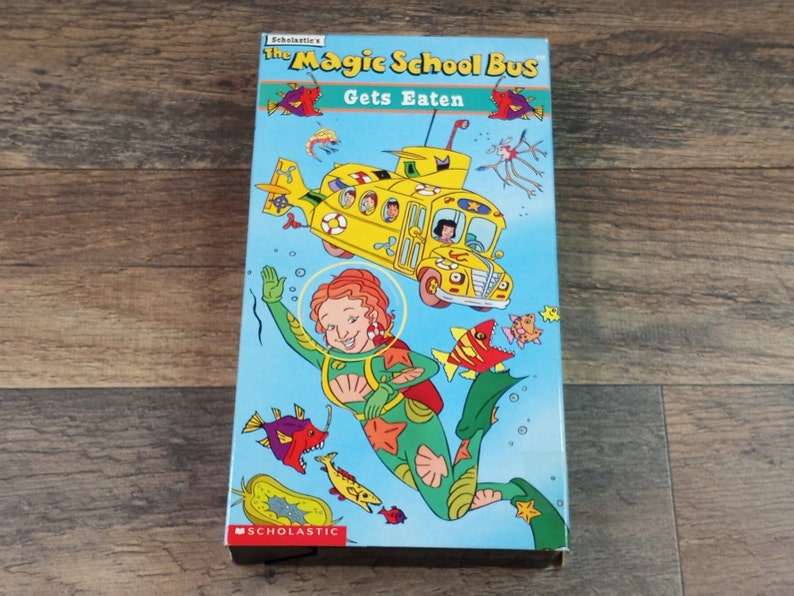 Vintage The Magic School Bus Gets Eaten Vhs Free Shipping Etsy