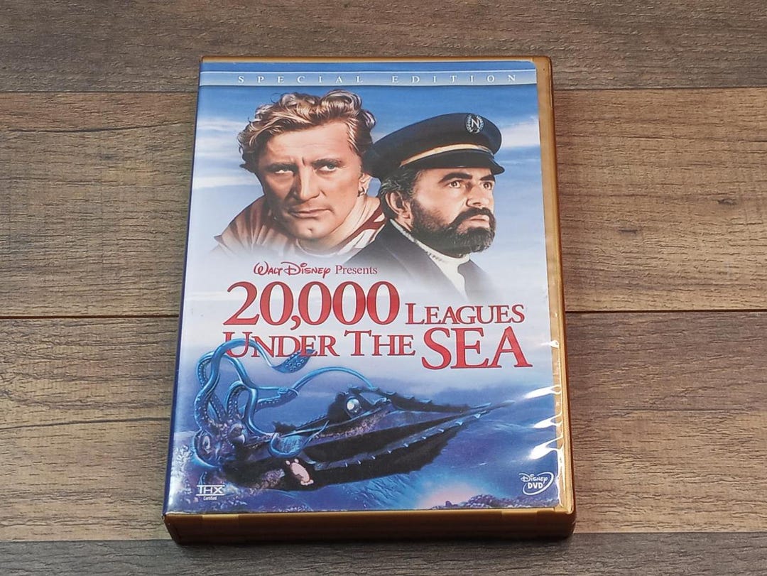 20,000 Leagues Under the Sea Walt Disney DVD, 2-disc Special Edition Kirk Douglas - Etsy