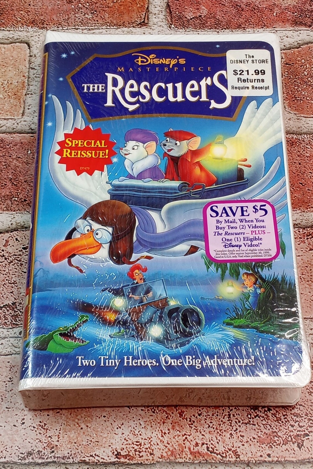 Walt Disney the Rescuers masterpiece Collection VHS Clamshell Factory ...