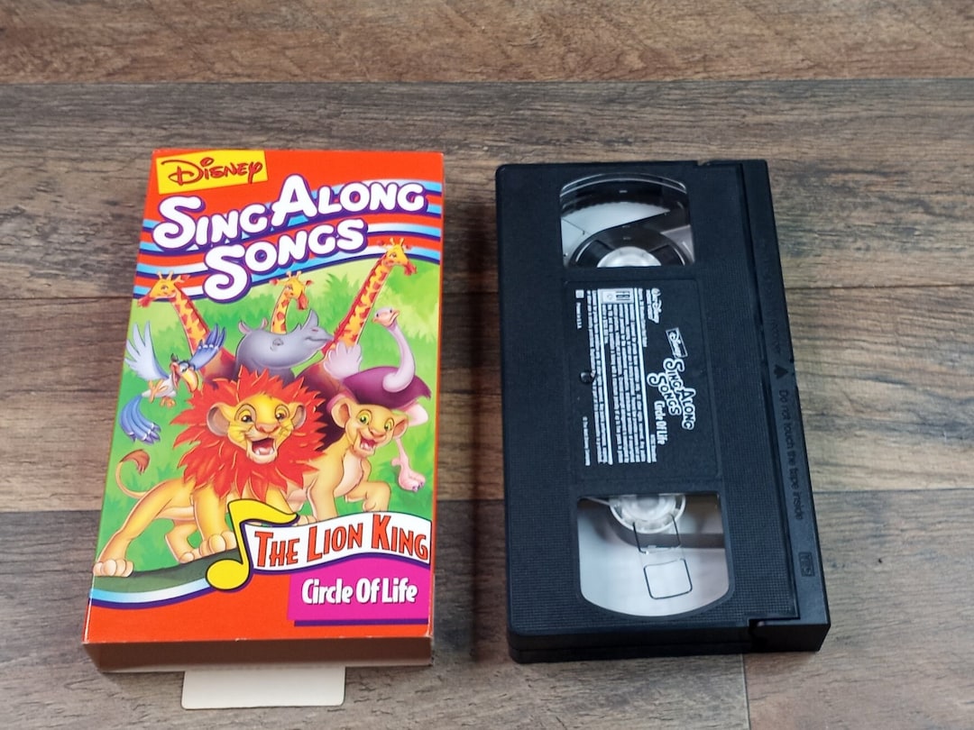 Disney the Lion King: Circle of Life Sing Along Songs VHS - Etsy