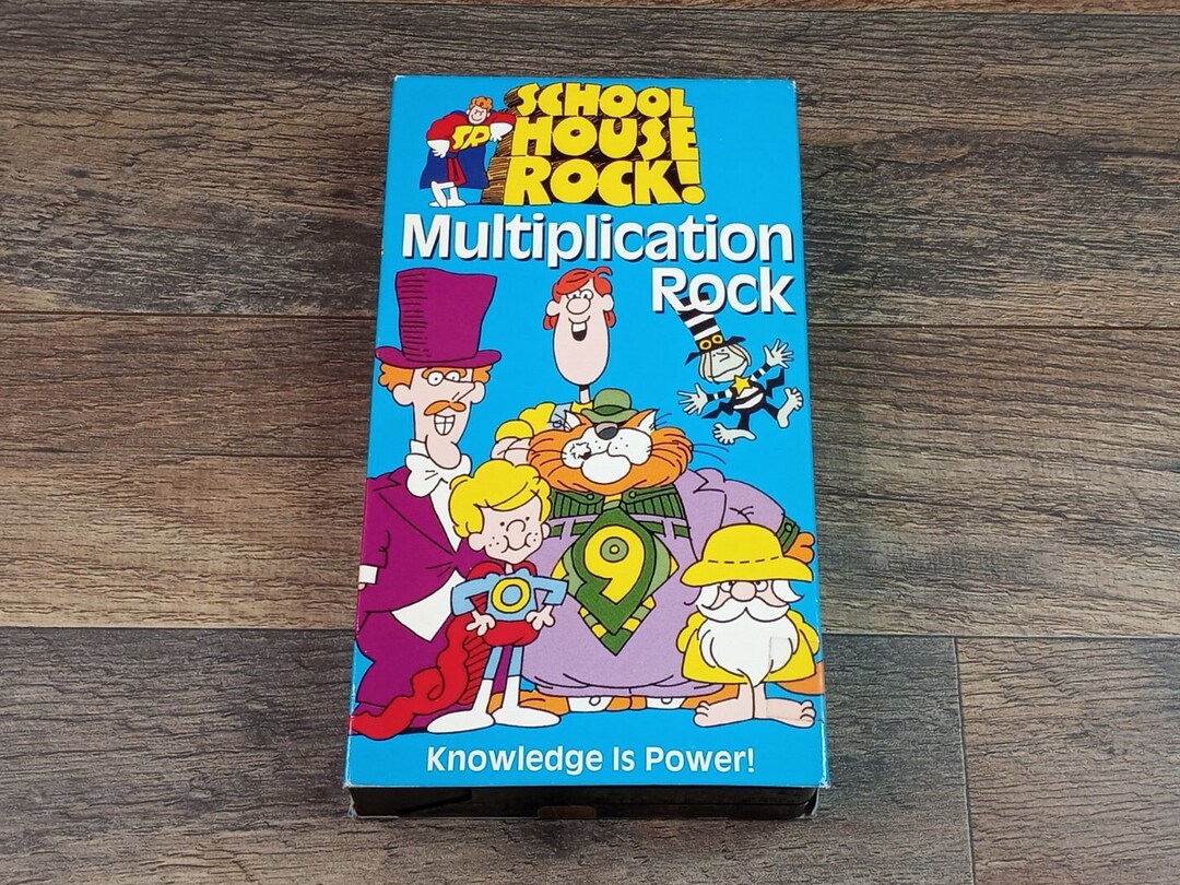 School House Rock - Multiplication Rock VHS Like New - Etsy