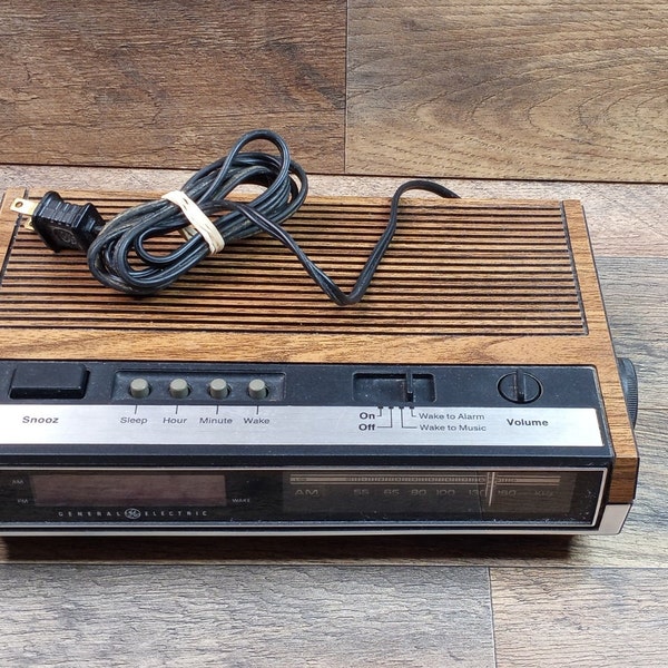 Red Led Radio Clock - Etsy