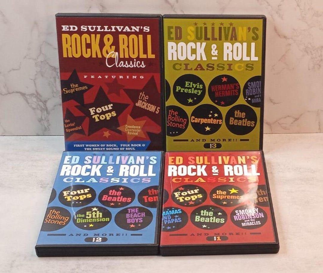 Ed Sullivan's Rock N Roll Classics (lot of 4) DVD Time Life - Etsy