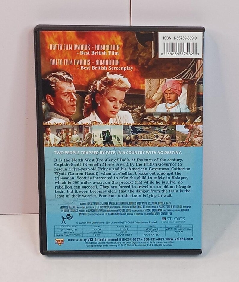 Flame Over India DVD 1959 the Rank Collection - Etsy