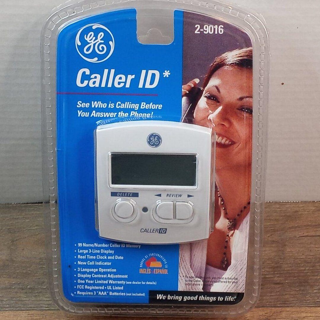GE General Electric Caller ID 2-9016 Caller Name Verification New Old ...