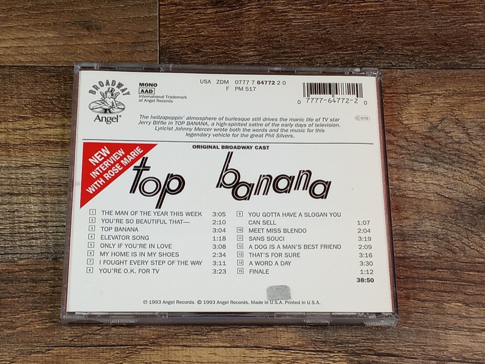 Top Banana CD Phil Silvers Original Broadway Cast Recording - Etsy